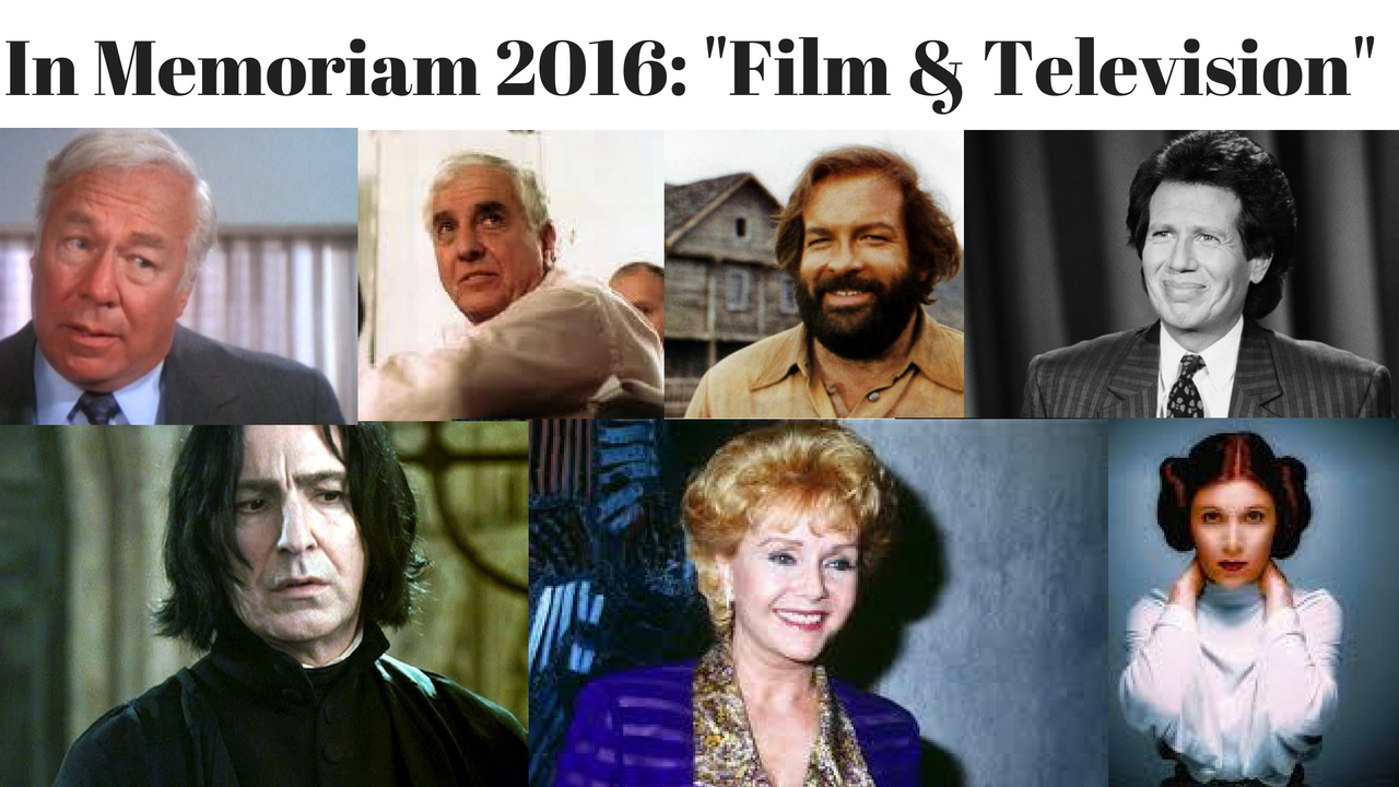 #InMemoriam2016 : Film And Television Stars We Lost - Series & TVSeries ...
