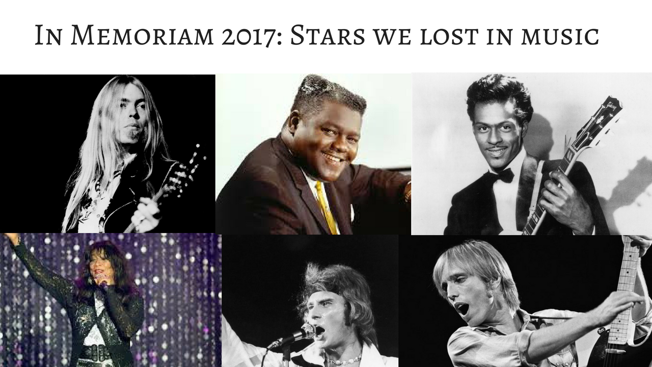 In Memoriam 2017: Stars we lost in Music during 2017 #InMemoriam ...